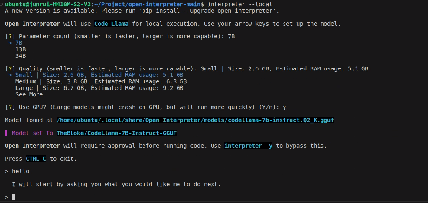 Open Interpreter的搭建与使用 | Catmint